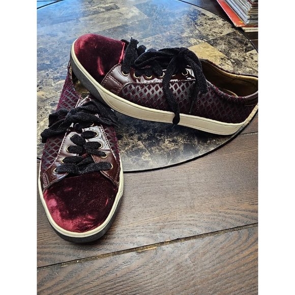 Johnston & Murphy | Shoes | Johnston Murphy Red Velvet Casual Sneakers ...